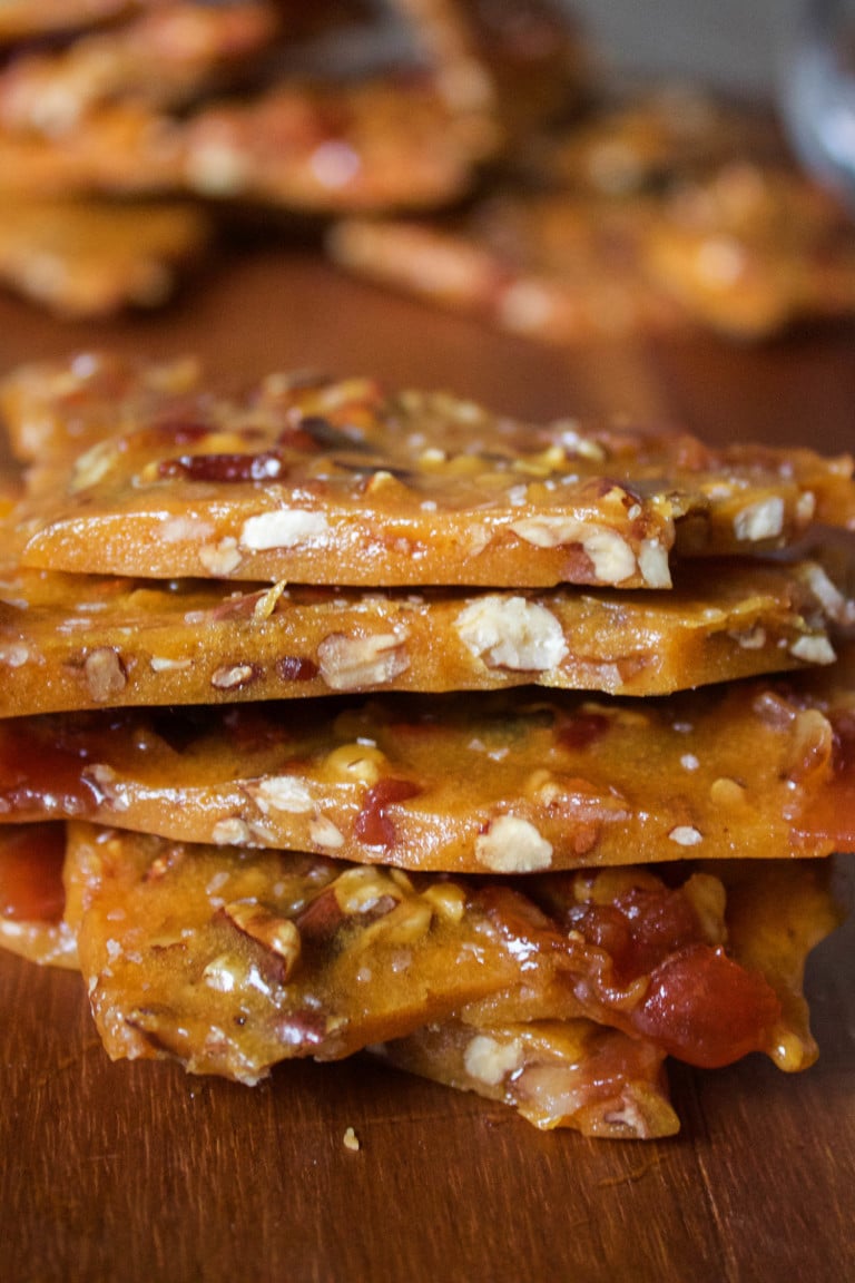 Bourbon Bacon Brittle | What Molly Made