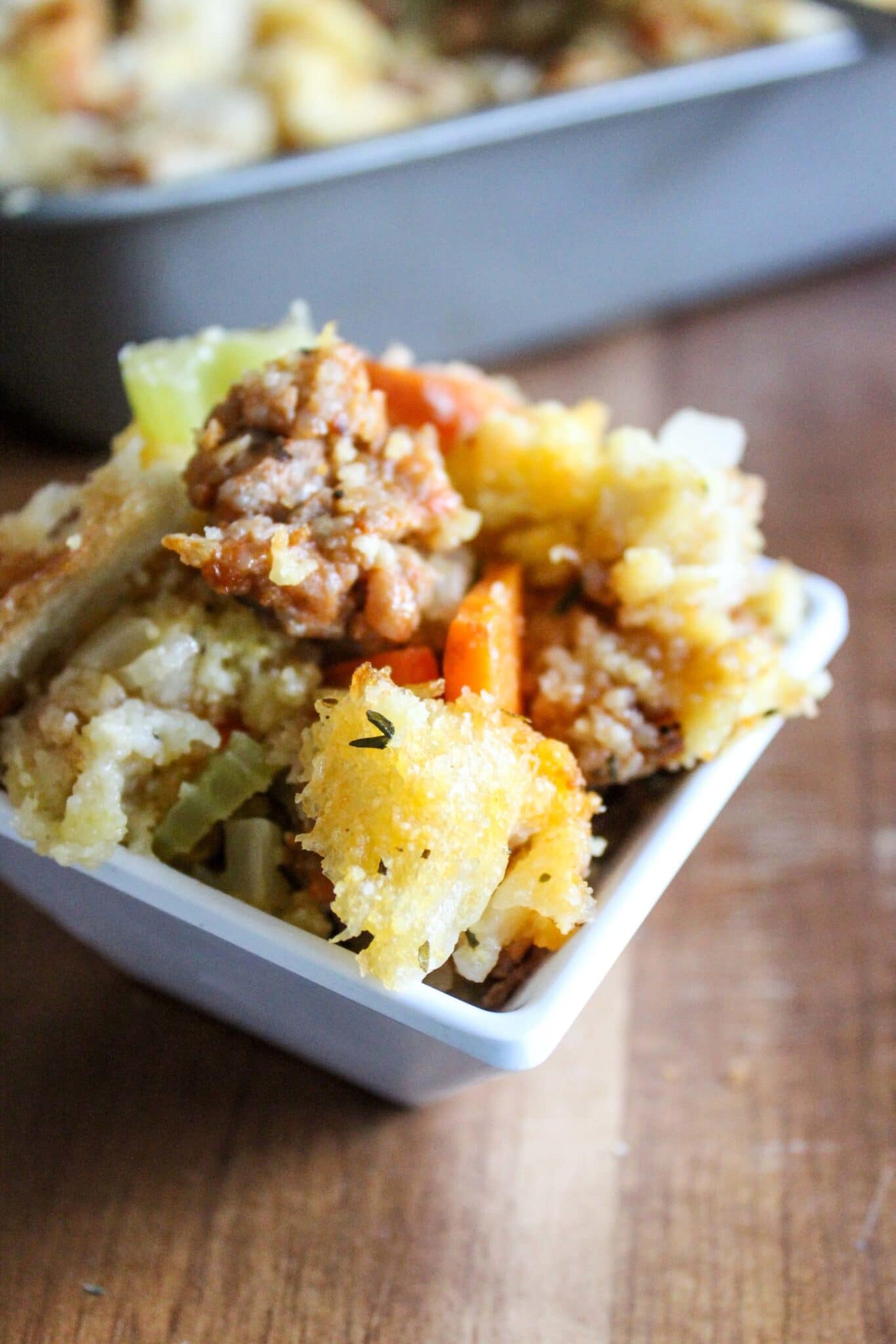 Chorizo Cornbread Stuffing - What Molly Made