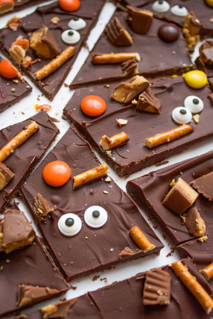 Spooky Halloween Candy Bark - What Molly Made
