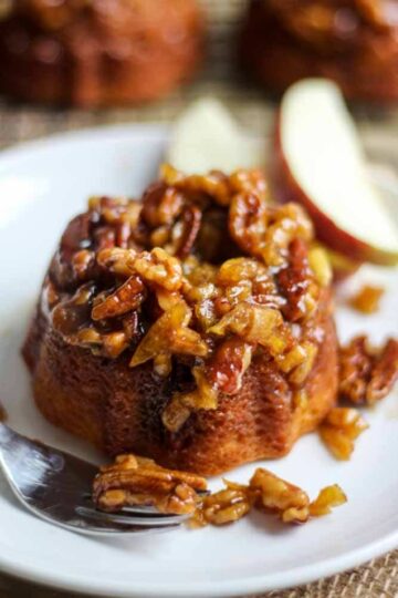 Caramel Apple Mini Cakes | What Molly Made