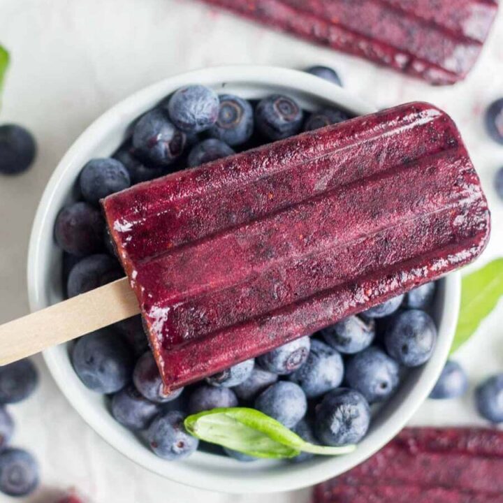 Naturally Sweet Blueberry Popsicles [Easy!] | What Molly Made