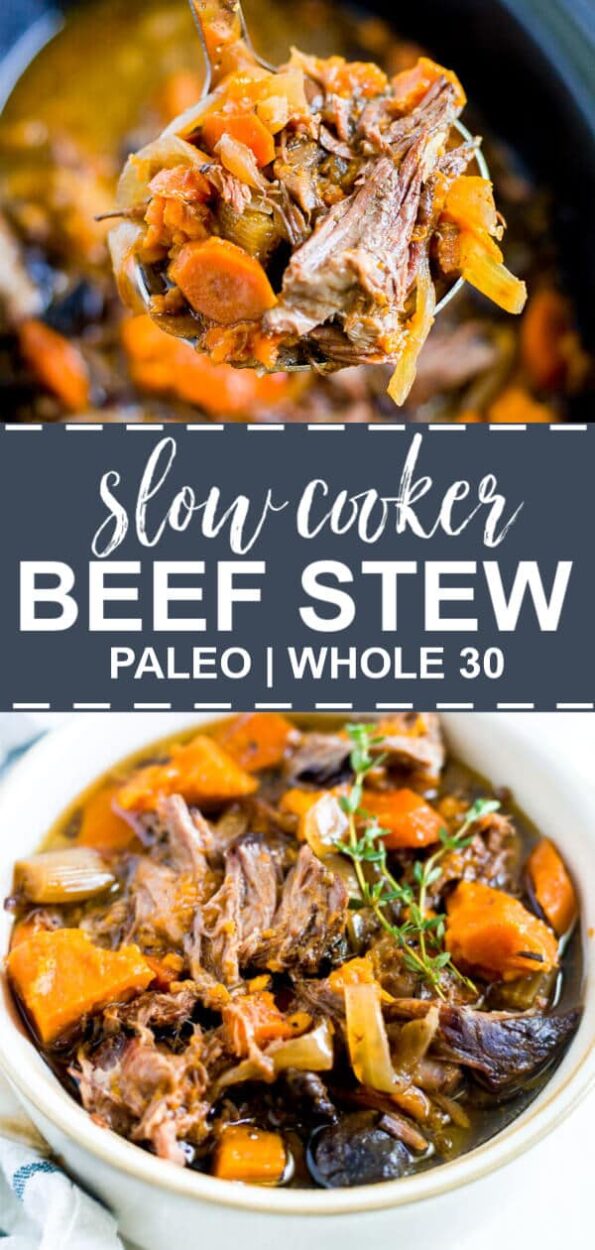 Slow Cooker Sweet Potato Beef Stew | What Molly Made