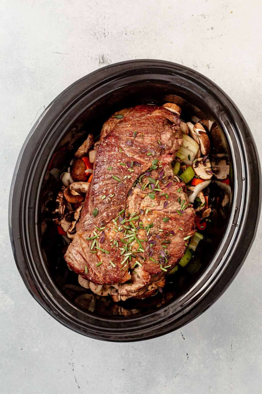 Slow Cooker Sweet Potato Beef Stew | What Molly Made