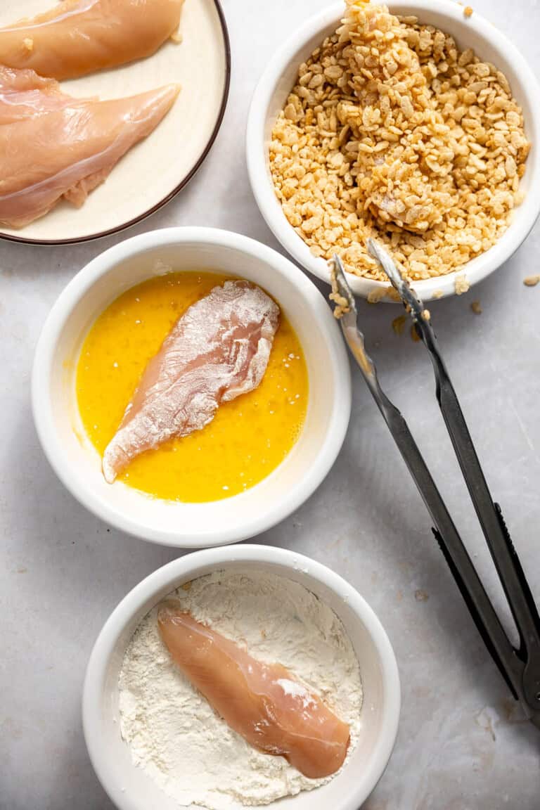 Rice Krispie Chicken Tenders (Baked & Gluten-Free!) | What Molly Made