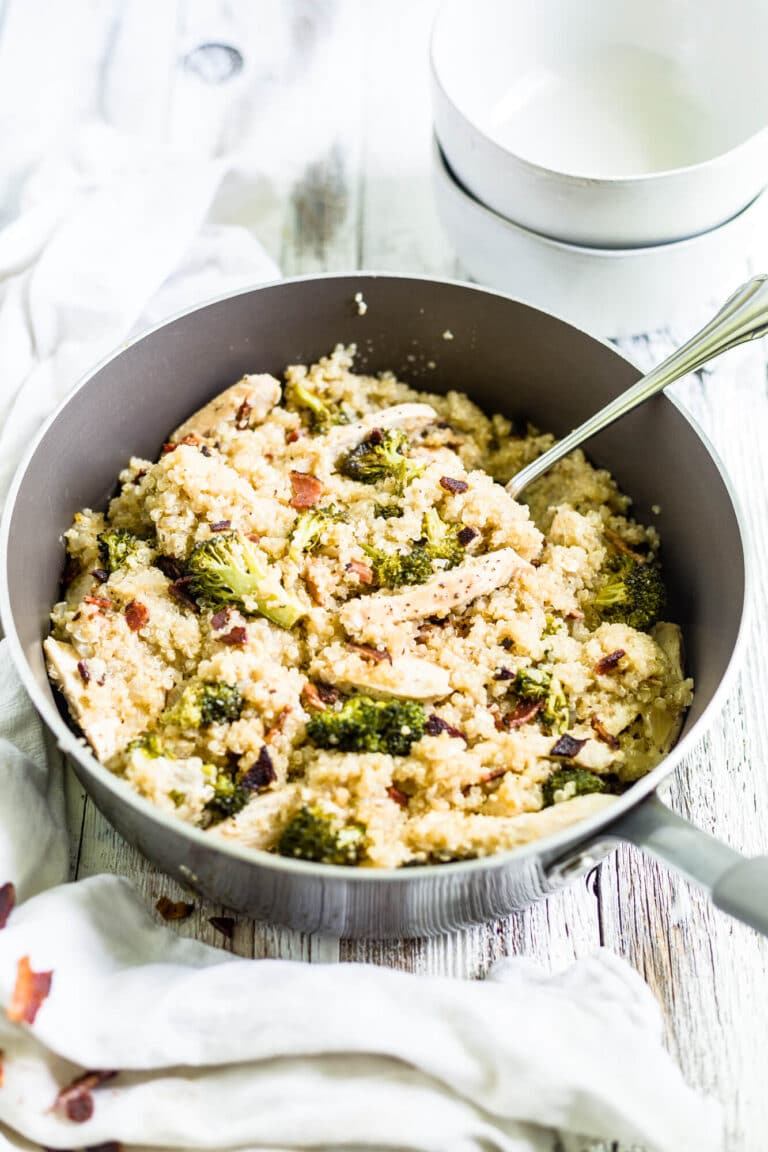 Creamy Chicken with Quinoa and Broccoli | What Molly Made