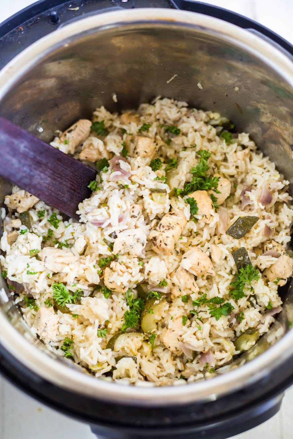 Instant Pot Greek Chicken and Rice | What Molly Made