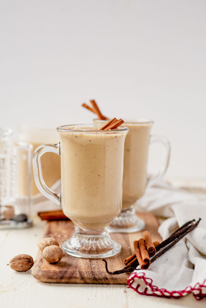 Easy Dairy Free Eggnog Recipe (Thick and Creamy)