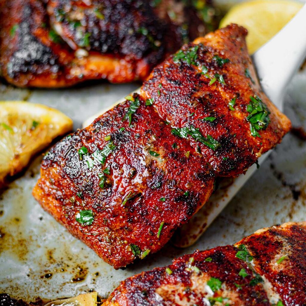 Blackened Salmon (20 Minutes!) - What Molly Made