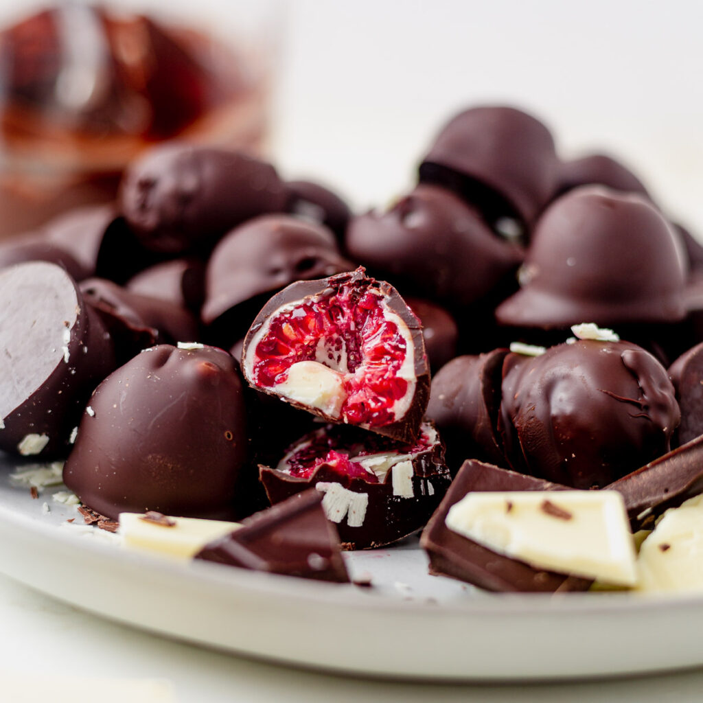 Chocolate Covered Raspberries | What Molly Made