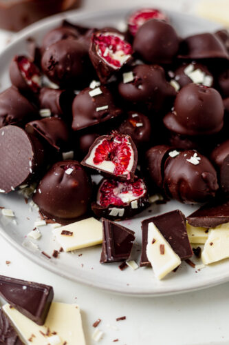 Chocolate Covered Raspberries | What Molly Made