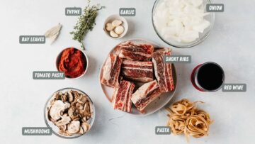 Slow Cooker Braised Short Rib Pasta | What Molly Made