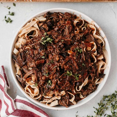 Slow Cooker Braised Short Rib Pasta | What Molly Made