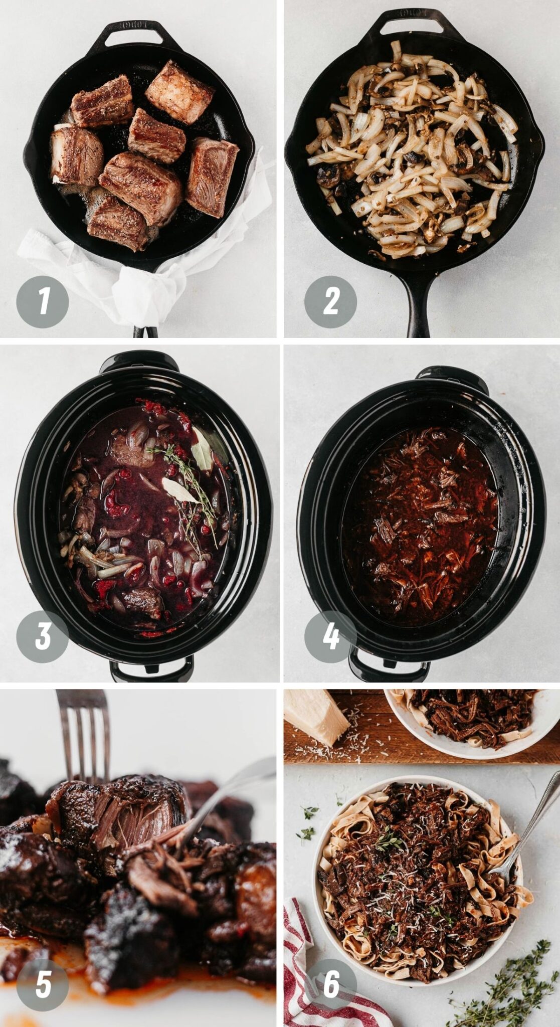 Slow Cooker Braised Short Rib Pasta | What Molly Made