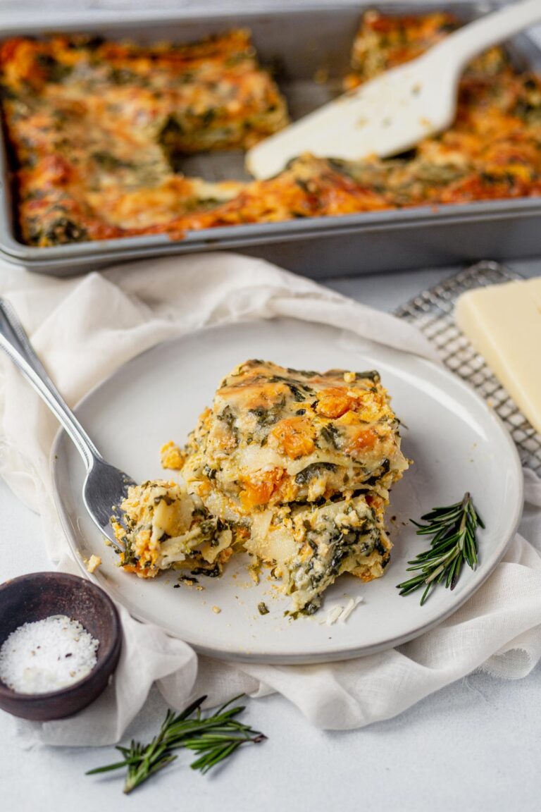 Butternut Squash and Spinach Lasagna | What Molly Made