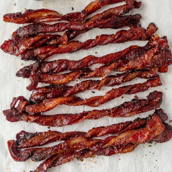 Sweet and Spicy Twisted Bacon (TikTok Recipe) | What Molly Made