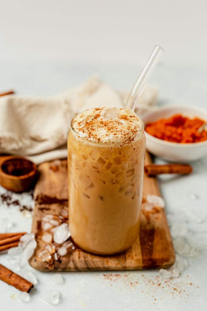 Iced Pumpkin Spice Latte | What Molly Made