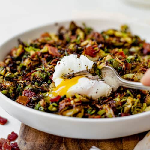 Bacon and Brussels Sprout Hash | What Molly Made