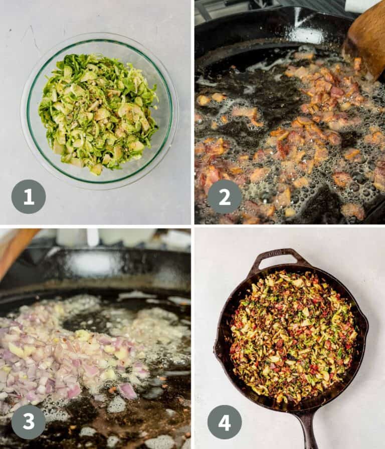 Bacon and Brussels Sprout Hash | What Molly Made