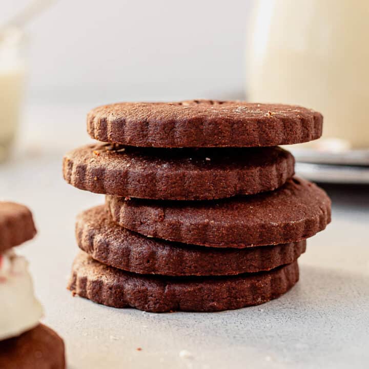 Homemade Chocolate Shortbread Cookies Recipe