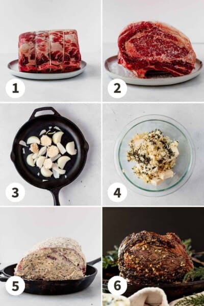 Garlic Herb Standing Rib Roast (Prime Rib) | What Molly Made