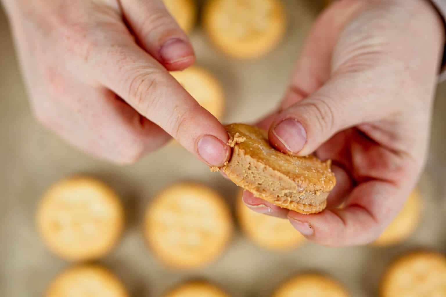 Peanut Butter Ritz Cookies - What Molly Made