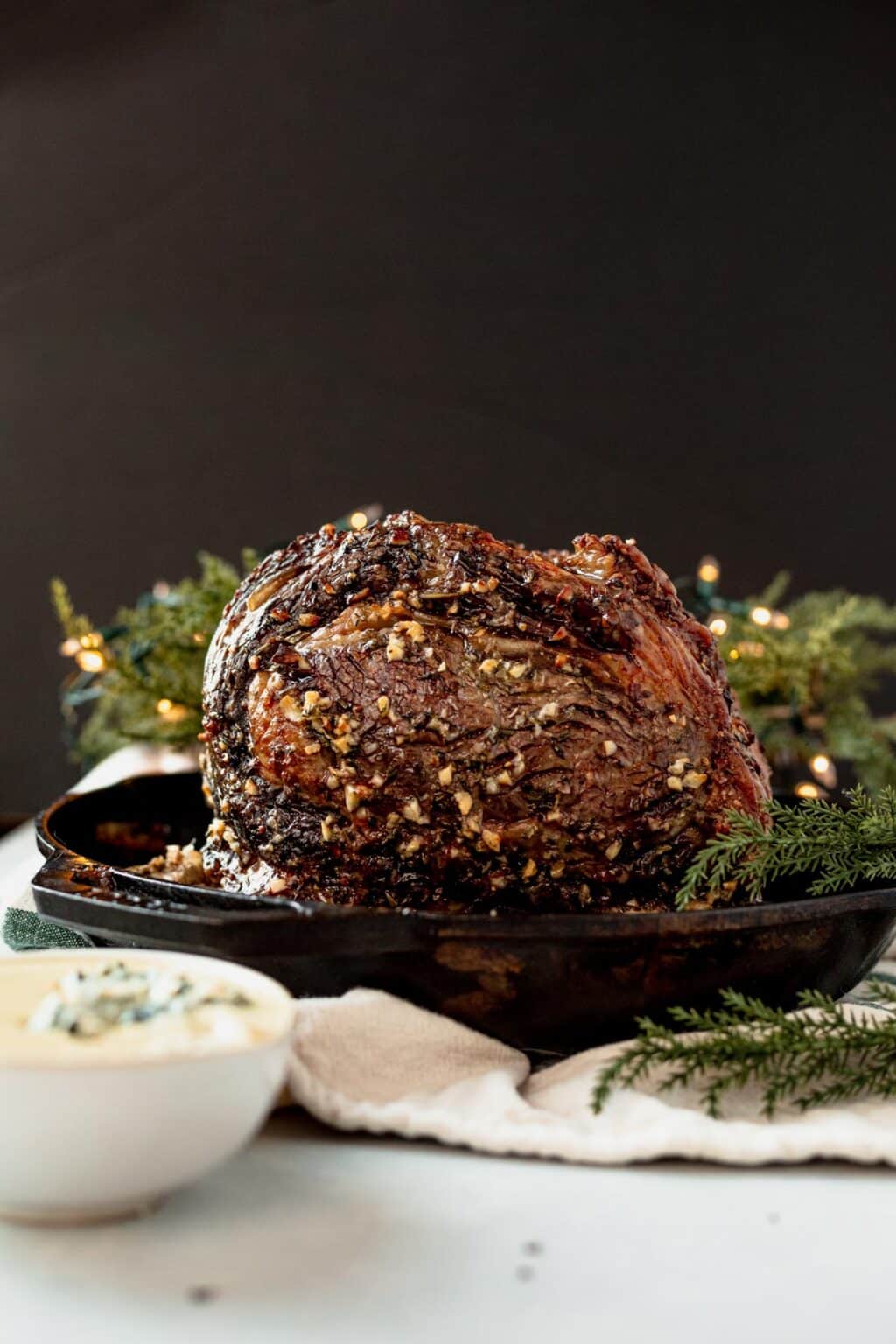 Garlic Herb Standing Rib Roast (Prime Rib) | What Molly Made