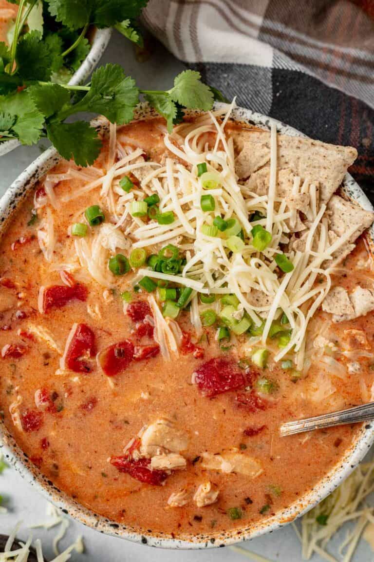 Slow Cooker Buffalo Chicken Chili | What Molly Made