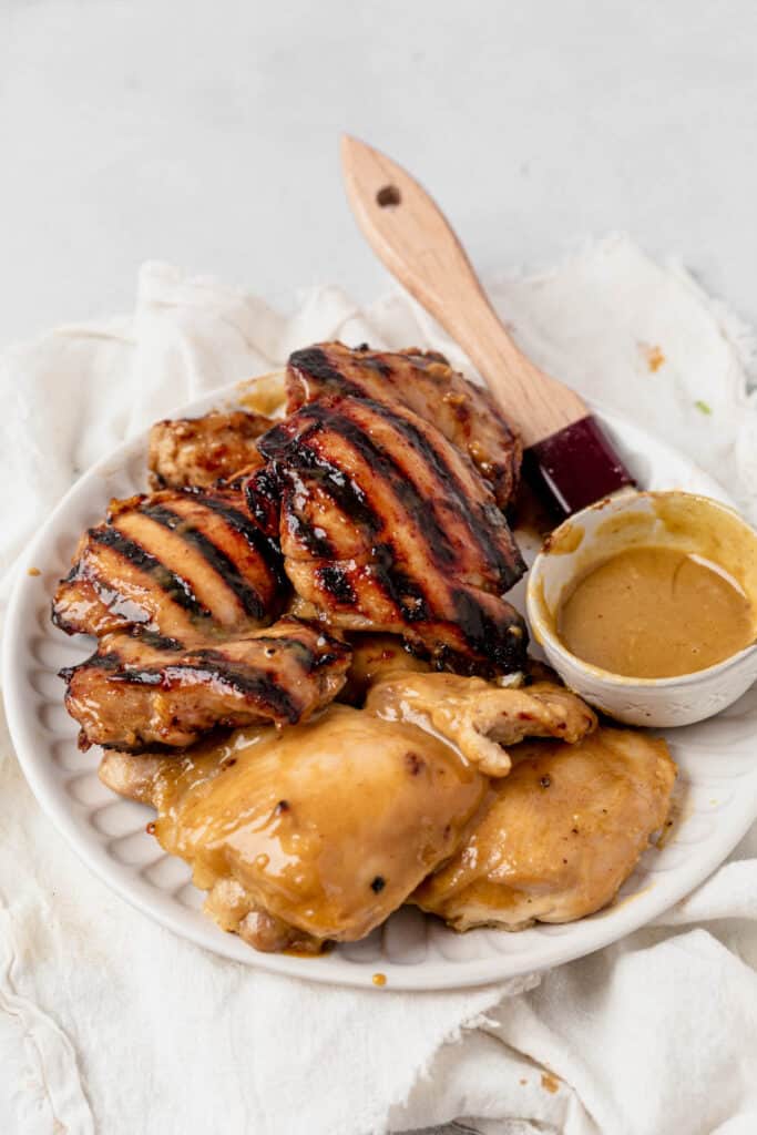 Honey Mustard Chicken Thighs - Baked or Grilled | What Molly Made