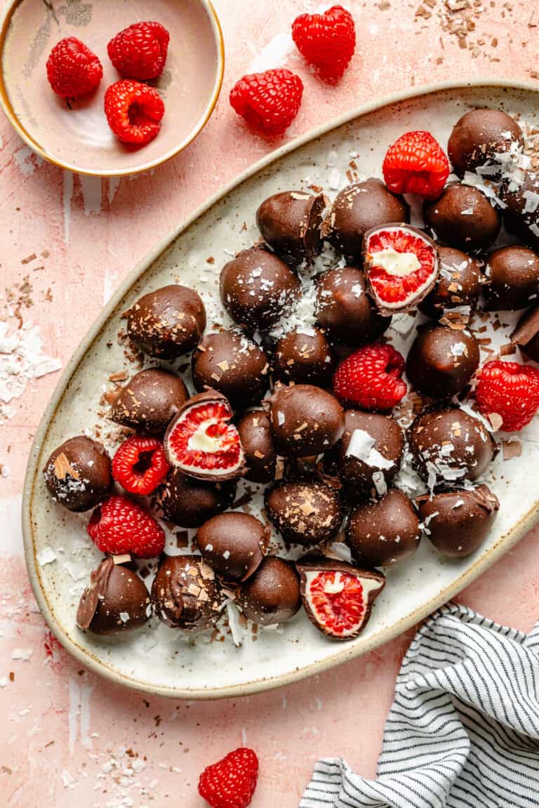 Chocolate Covered Raspberries | What Molly Made