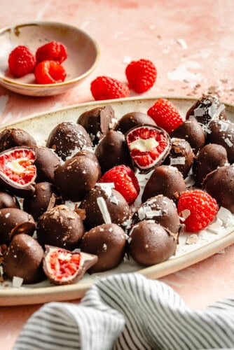 Chocolate Covered Raspberries | What Molly Made