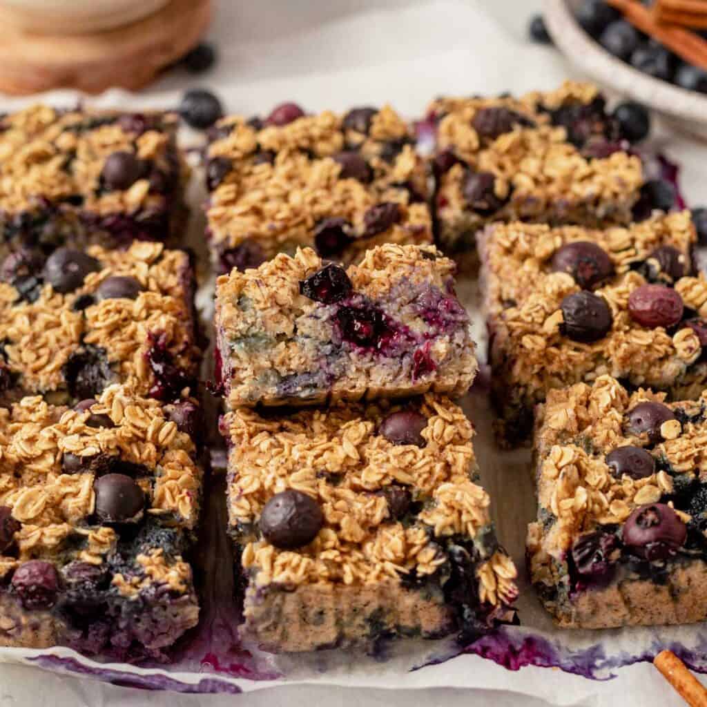 Healthy Blueberry Baked Oatmeal | What Molly Made