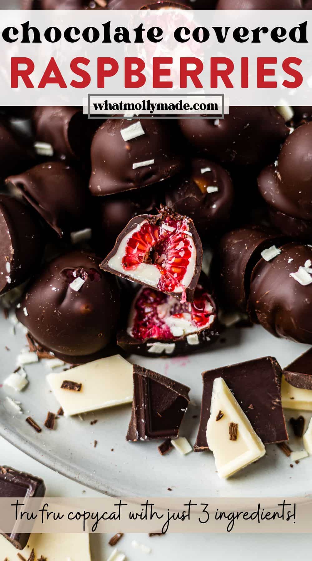 Chocolate Covered Raspberries | What Molly Made
