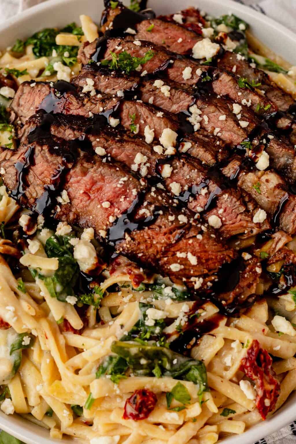 Creamy Steak Pasta | What Molly Made