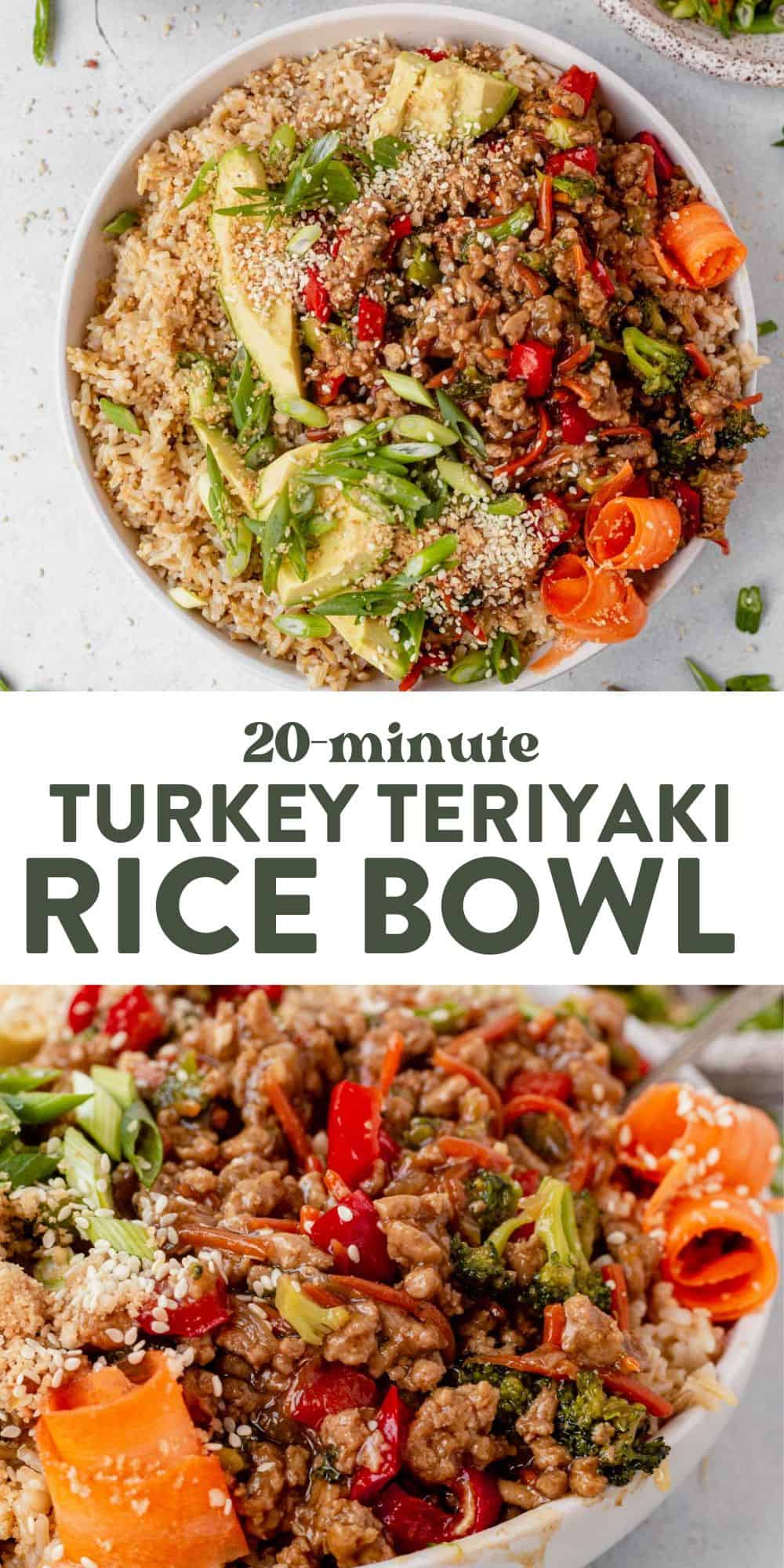 Ground Turkey Teriyaki Rice Bowl | What Molly Made