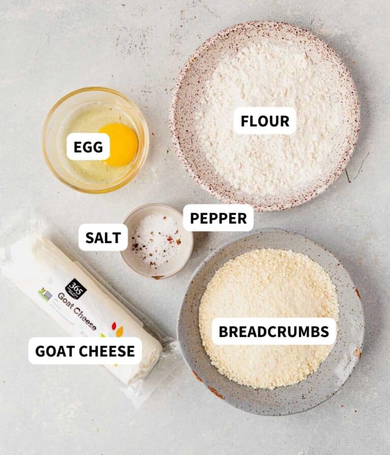Easy Fried Goat Cheese Balls with Honey