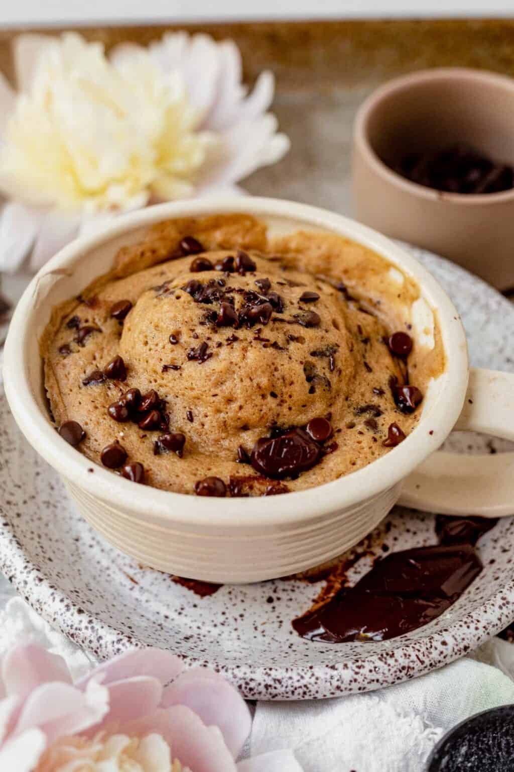 Chocolate Chip Mug Cake | What Molly Made