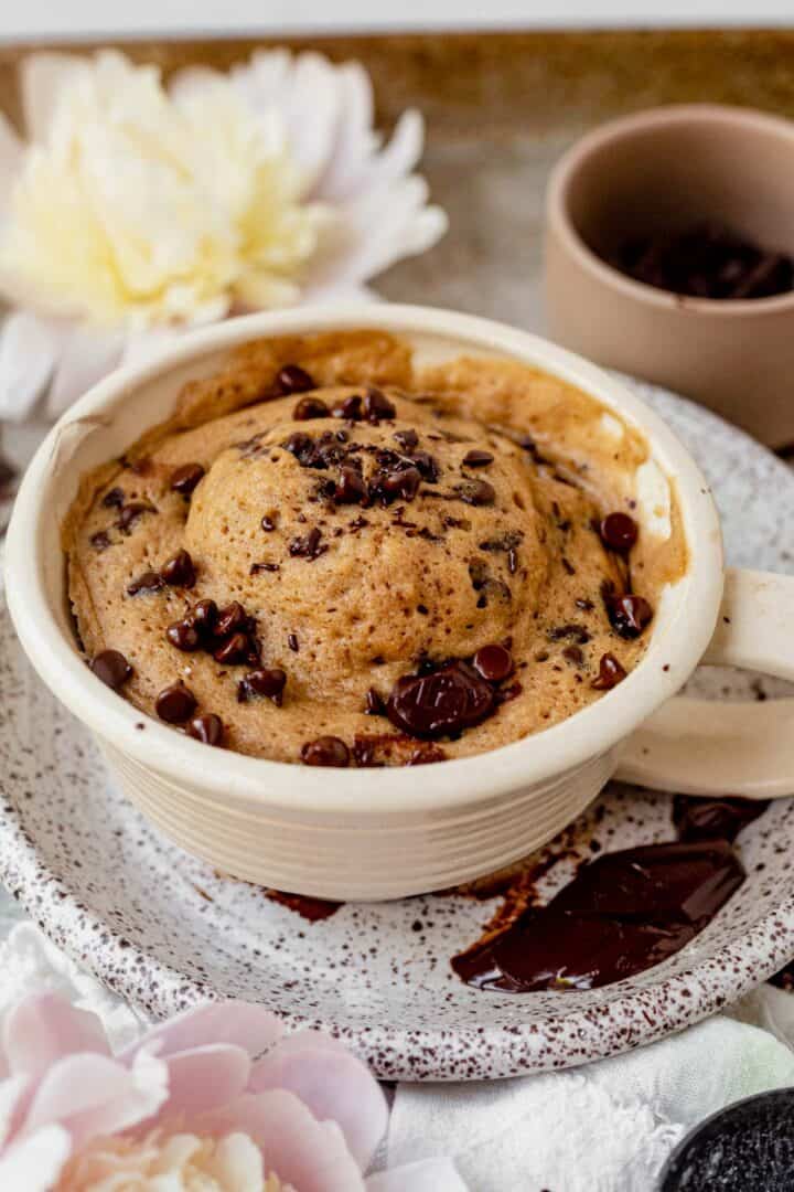 Chocolate Chip Mug Cake | What Molly Made