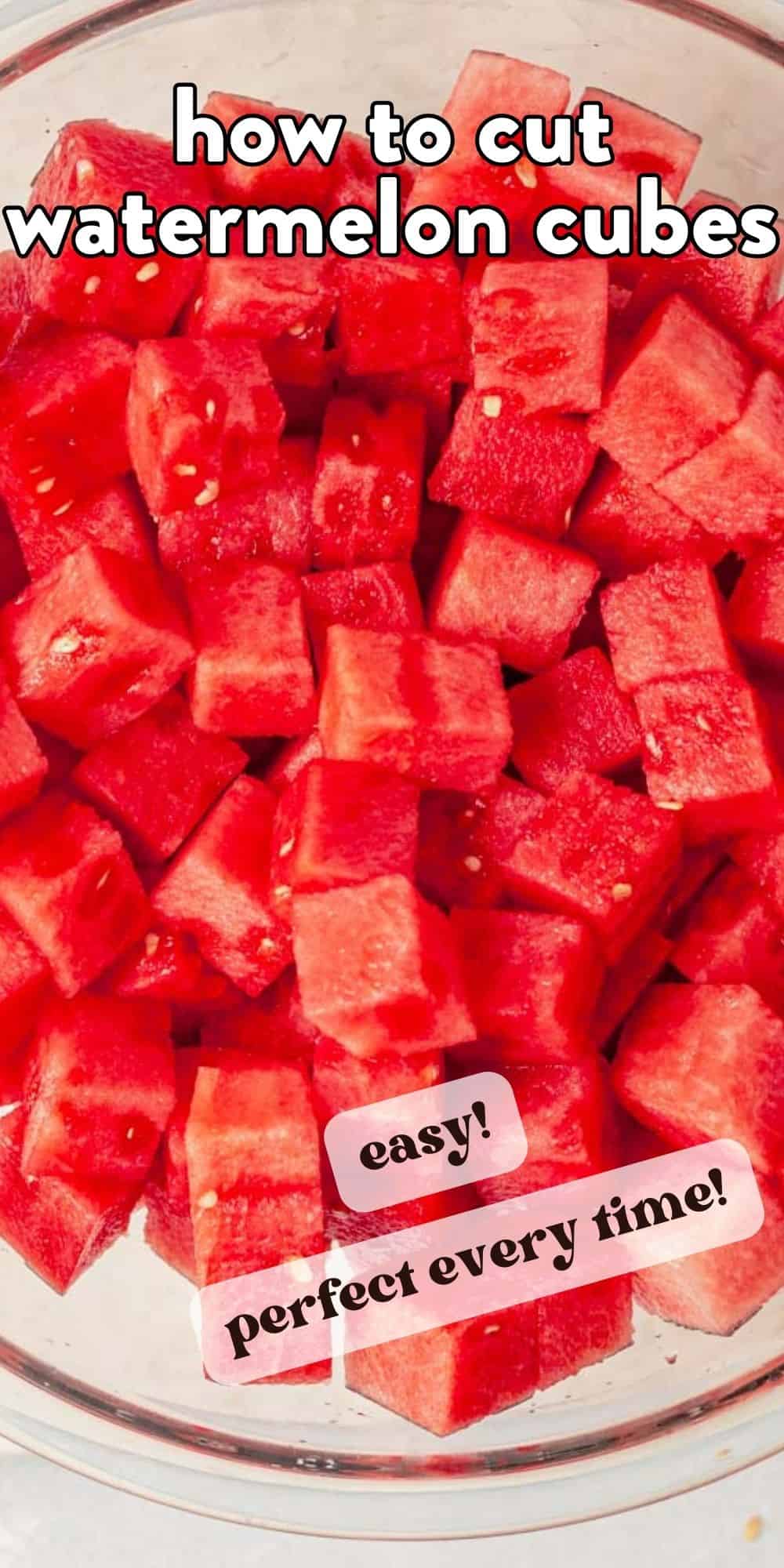 How to Cut Watermelon Into Cubes and Sticks