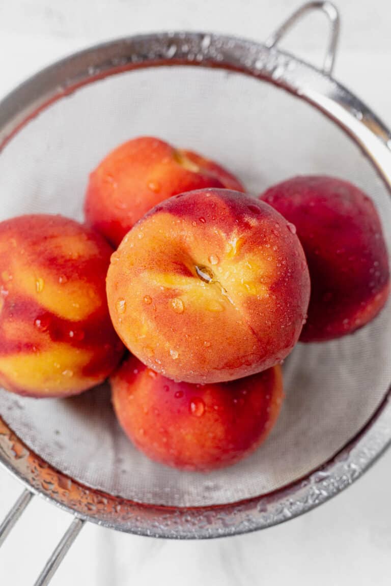 How to Slice a Peach | What Molly Made
