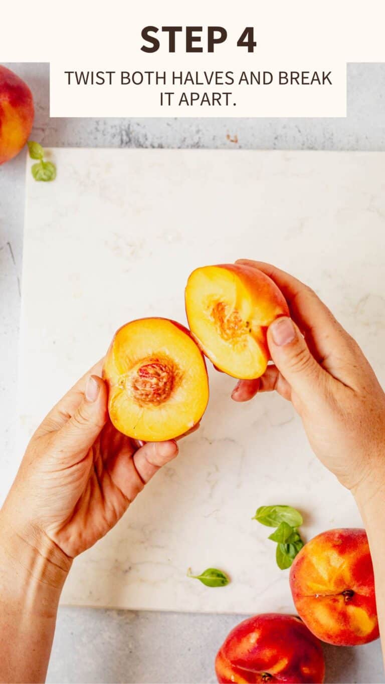How to Slice a Peach | What Molly Made