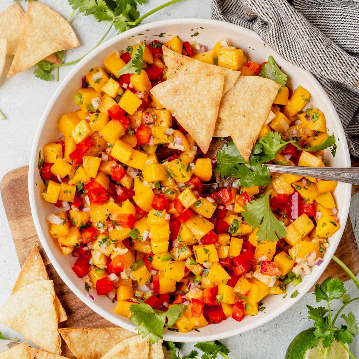 Best Fresh Peach Mango Salsa Recipe