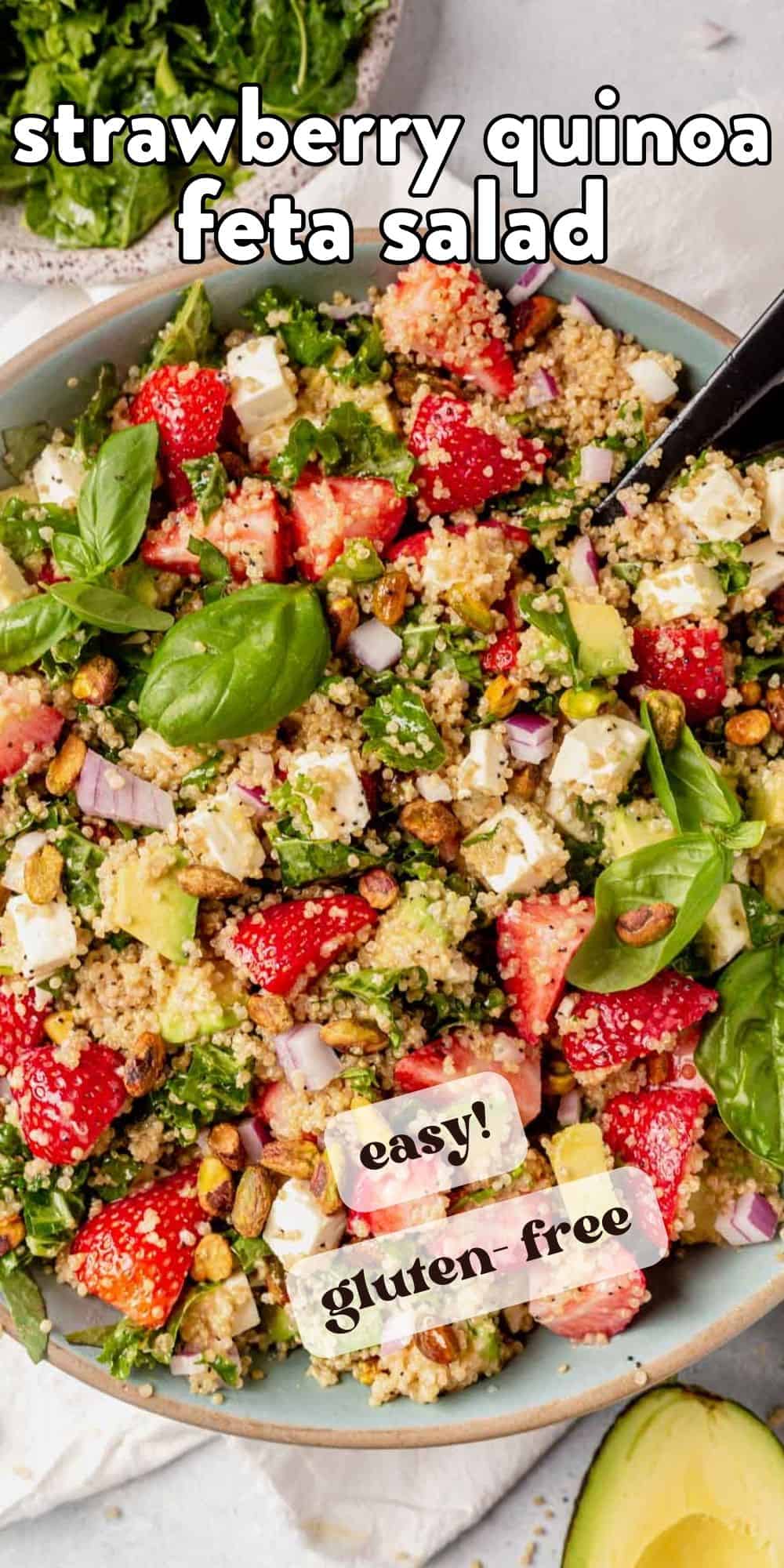 Strawberry Quinoa Salad with Feta (Easy Recipe!)