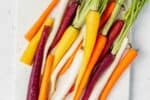 Roasted Rainbow Carrots with Honey and Thyme | What Molly Made