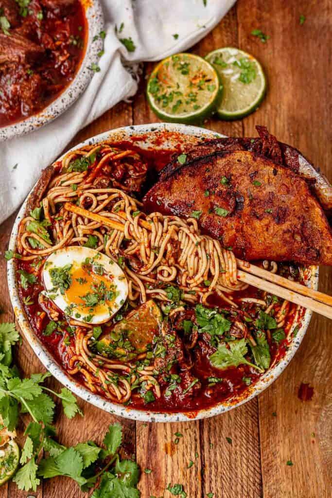 Best Birria Ramen (How to Make Birria Beef)