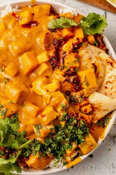 Easy Mango Chicken Coconut Curry Recipe