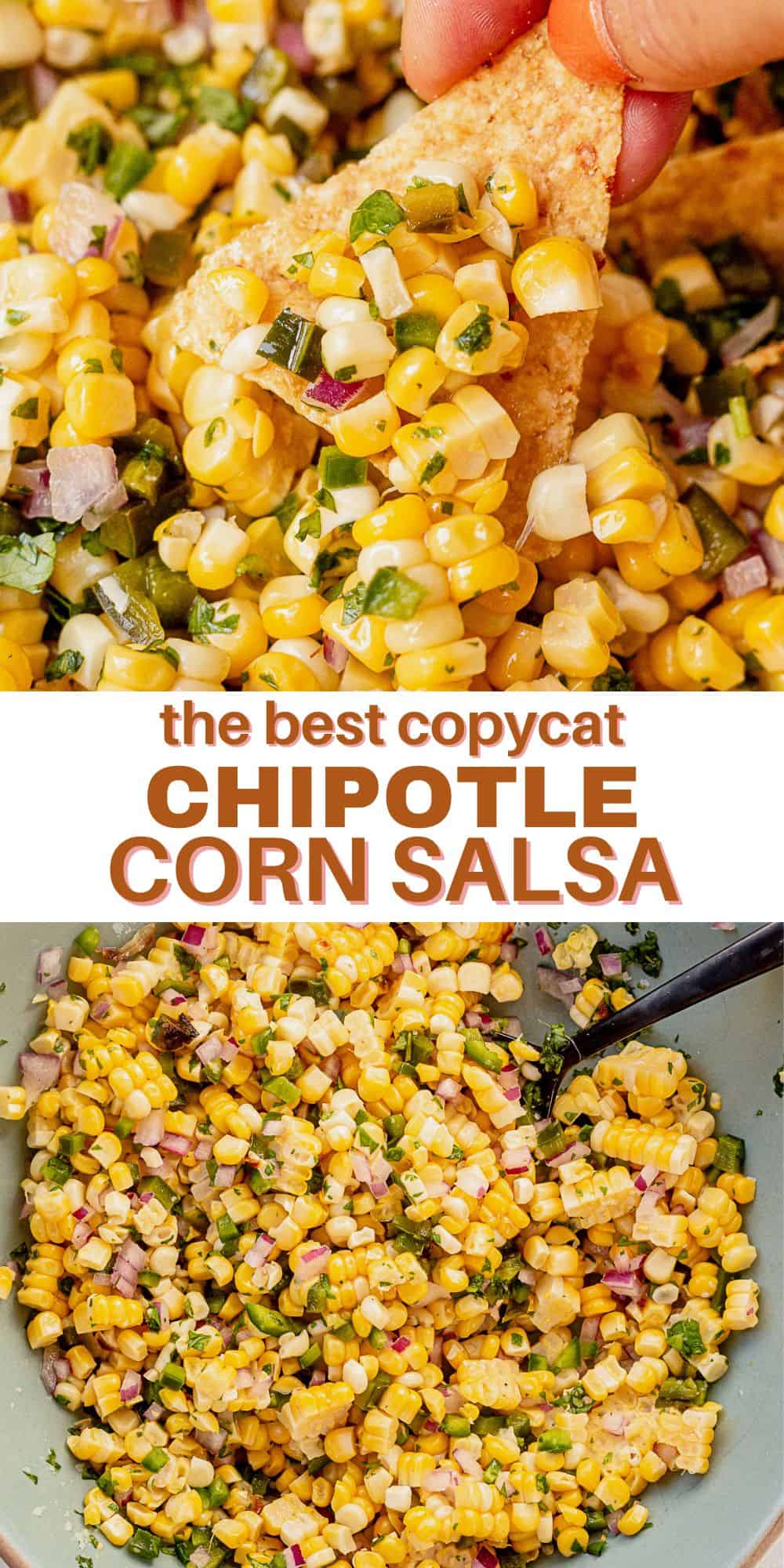 Easy Copycat Chipotle Corn Salsa Recipe