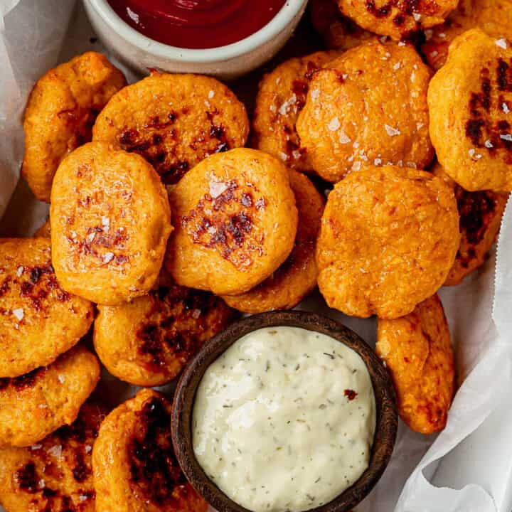 Healthy Baked Chicken Nuggets Recipe (No Breading)