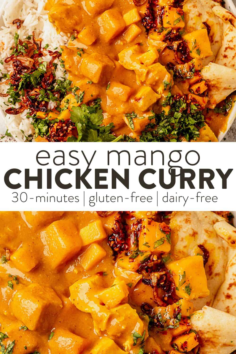 Easy Mango Chicken Coconut Curry Recipe