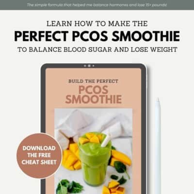PCOS Smoothies Cheat Sheet | What Molly Made