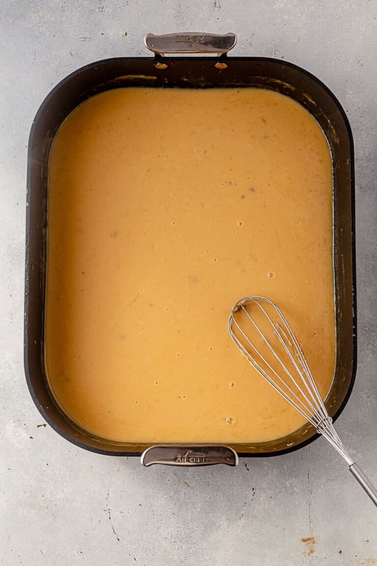 Easy Make-Ahead Gluten Free Gravy Recipe with Drippings